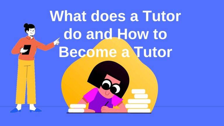What does a Tutor do and How to Become a Tutor | Go Local Classified ...